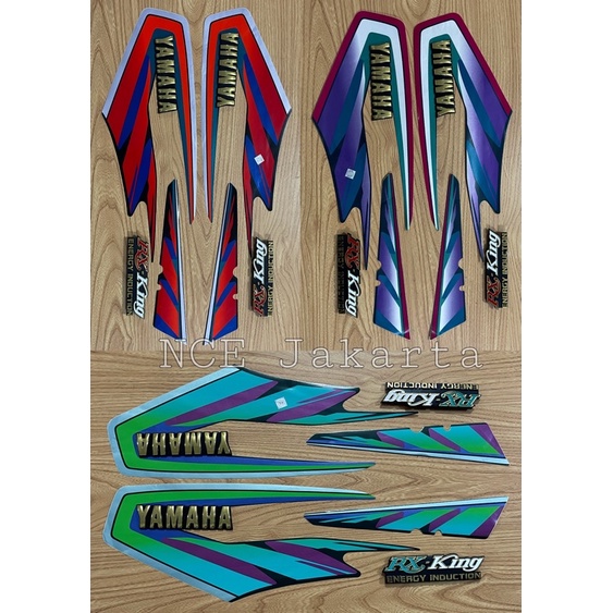Jual PAKET FULLSET STIKER STRIPING EMBLEM RX KING 1997 | Shopee Indonesia