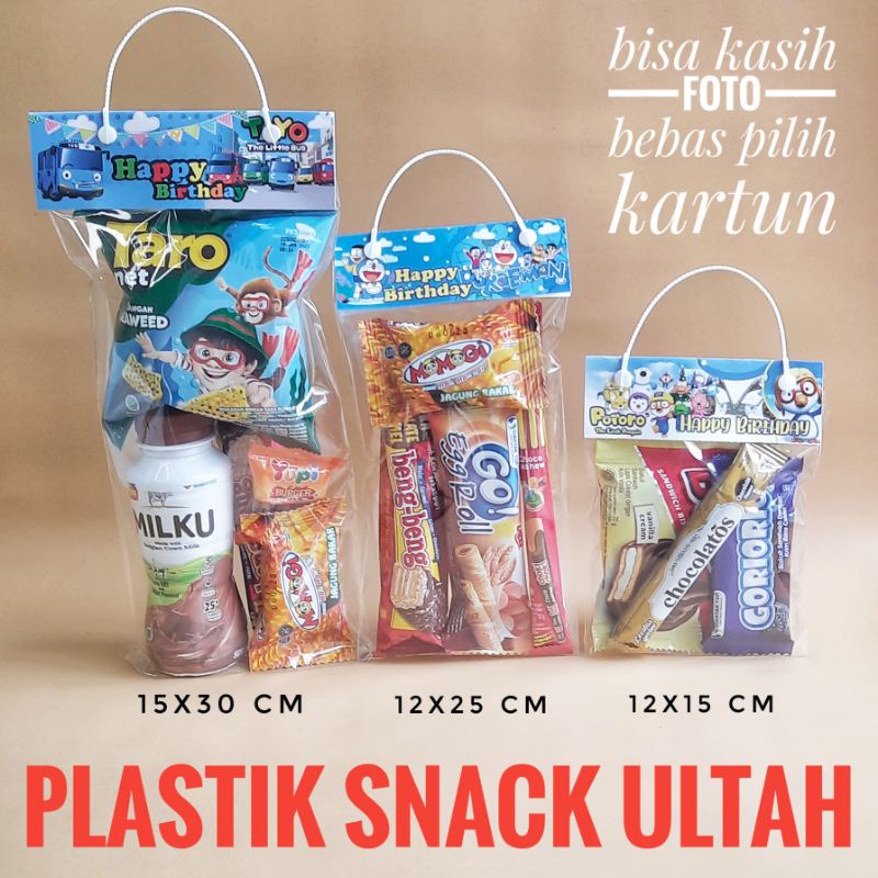 Jual Plastik Snack Ulang Tahun ukuran 15x30 cm | Shopee Indonesia