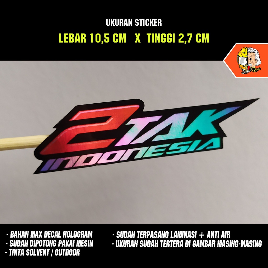 Jual sticker 2 tak terbaru / sticker two stroke viral / sticker bebek ...