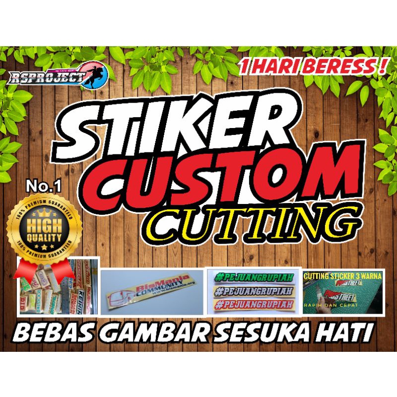 Jual STIKER CUSTOM CUTTING DESIGN SUKA SUKA MURAH WAH| Mobil motor helm ...