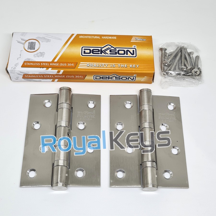 Jual Engsel Pintu 4 Inch Hinge Dekson Dekkson NRP ESS DL 4X3X3MM 4BB ...