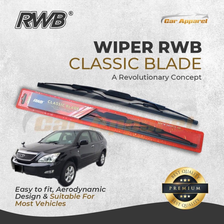 Jual RWB Classic Wiper Harrier Gen2 2004-2012 Windshield Harrier Gen2 2 ...