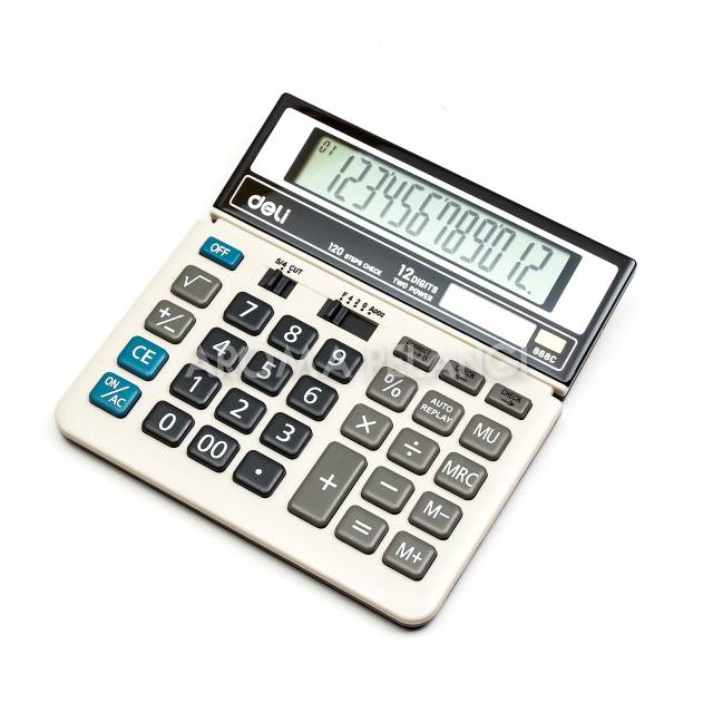 Jual Kalkulator Calculator Deli 868 asli original | Shopee Indonesia