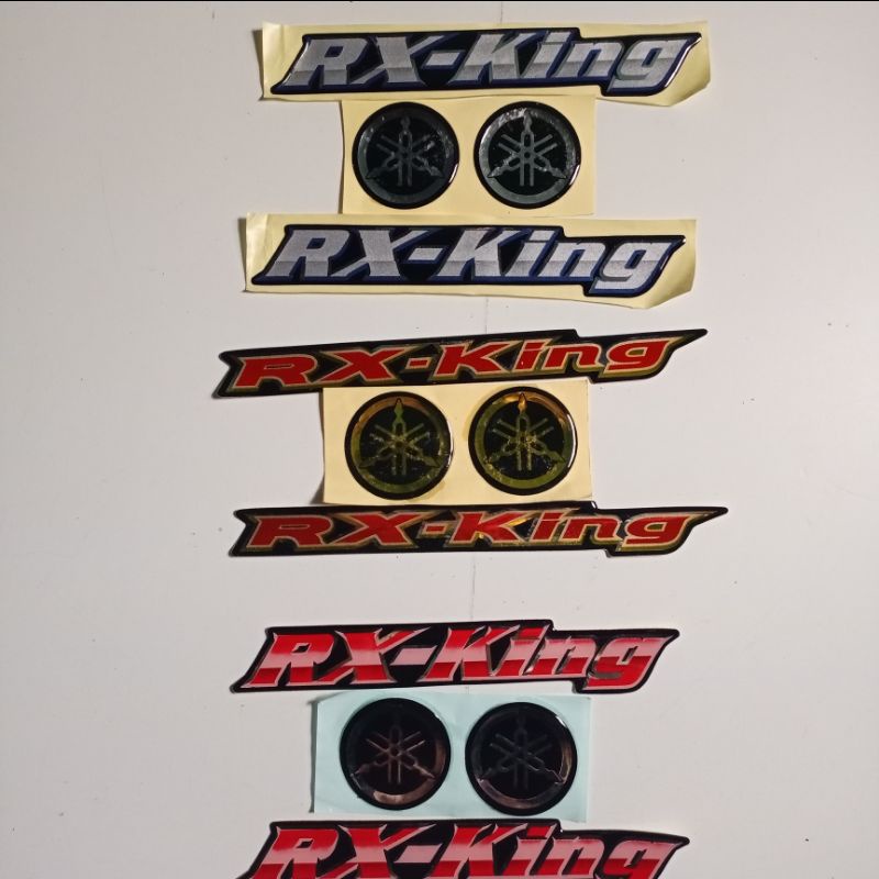 Jual emblem timbul logo tulisan RX king set | Shopee Indonesia