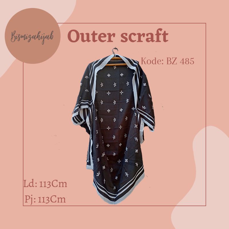 Jual [COD] Outer Scraft outer yang terbuat dari hijab murah meriah ootd ...