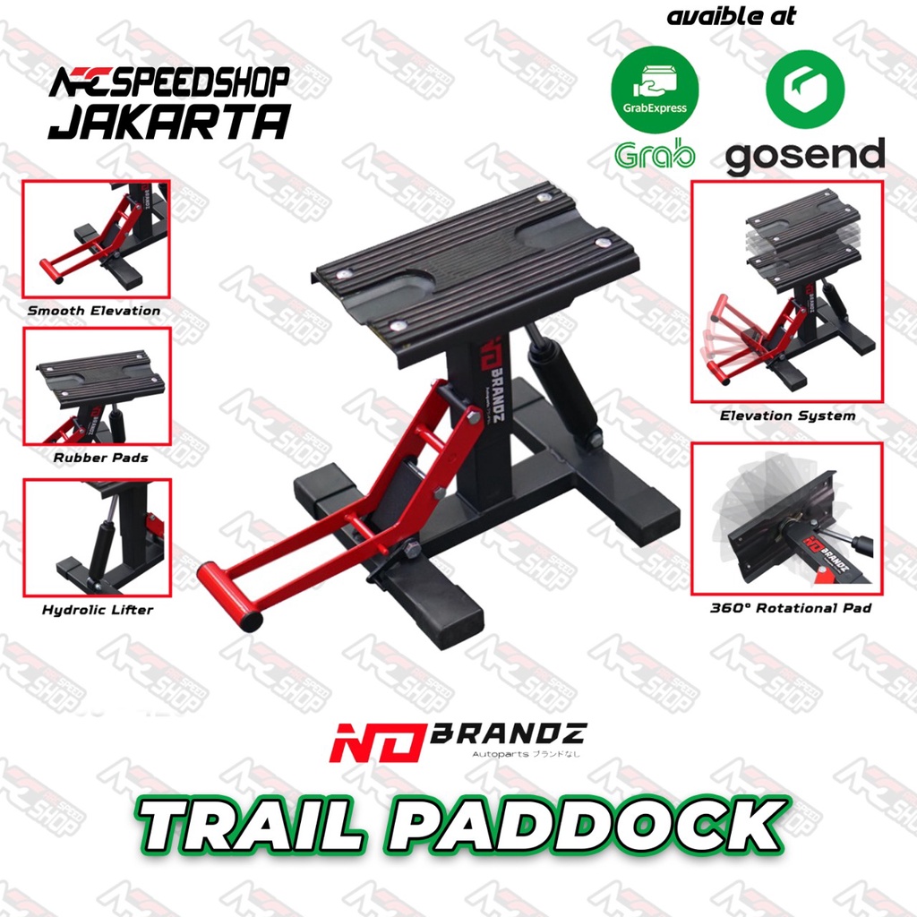 Jual Standar Paddock Tengah Trail Supermoto Paddock Jackstand NO BRANDZ ...
