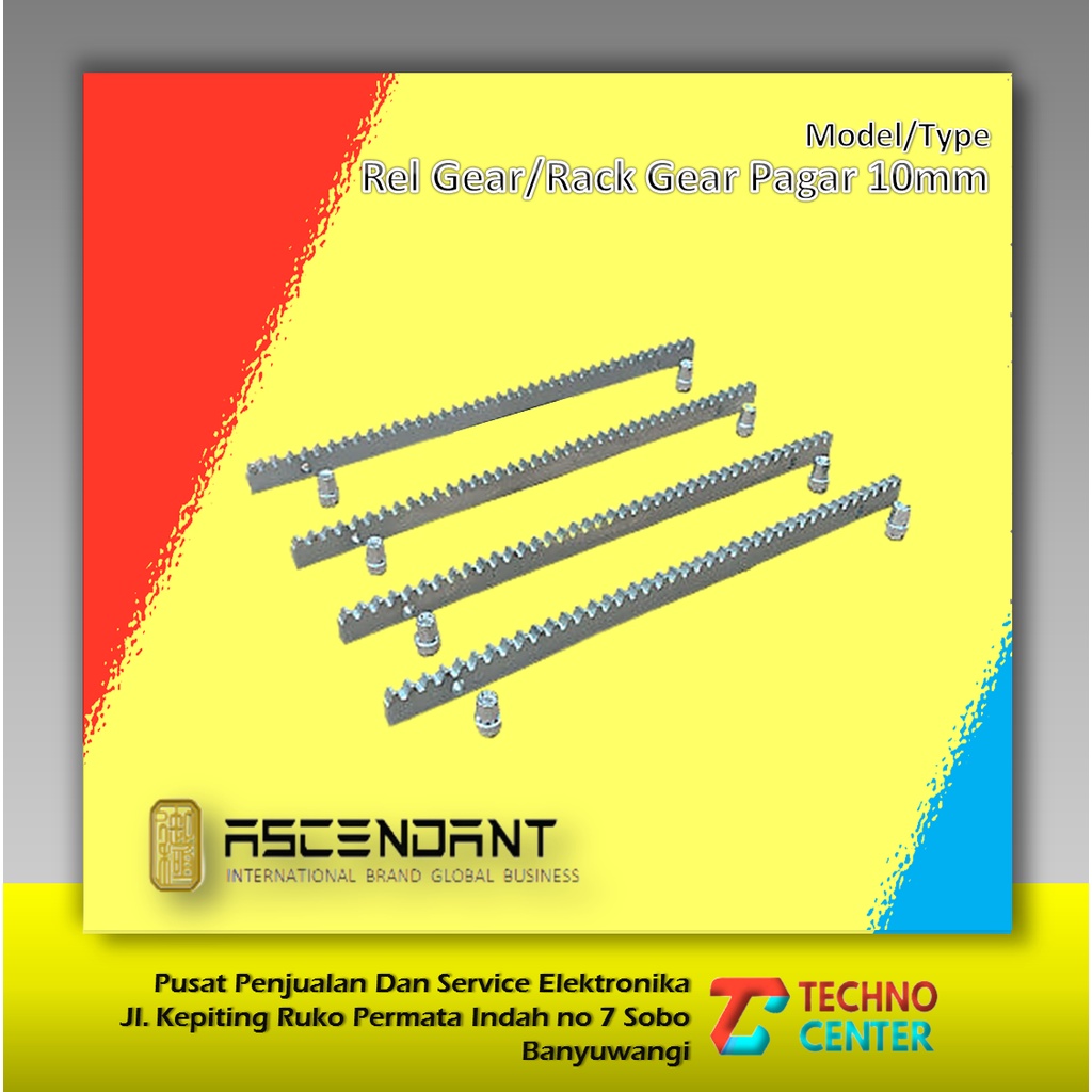 Jual Gear Rack, Rel Automatic Sliding Gate, Rel Pagar Otomatis 10mm ...