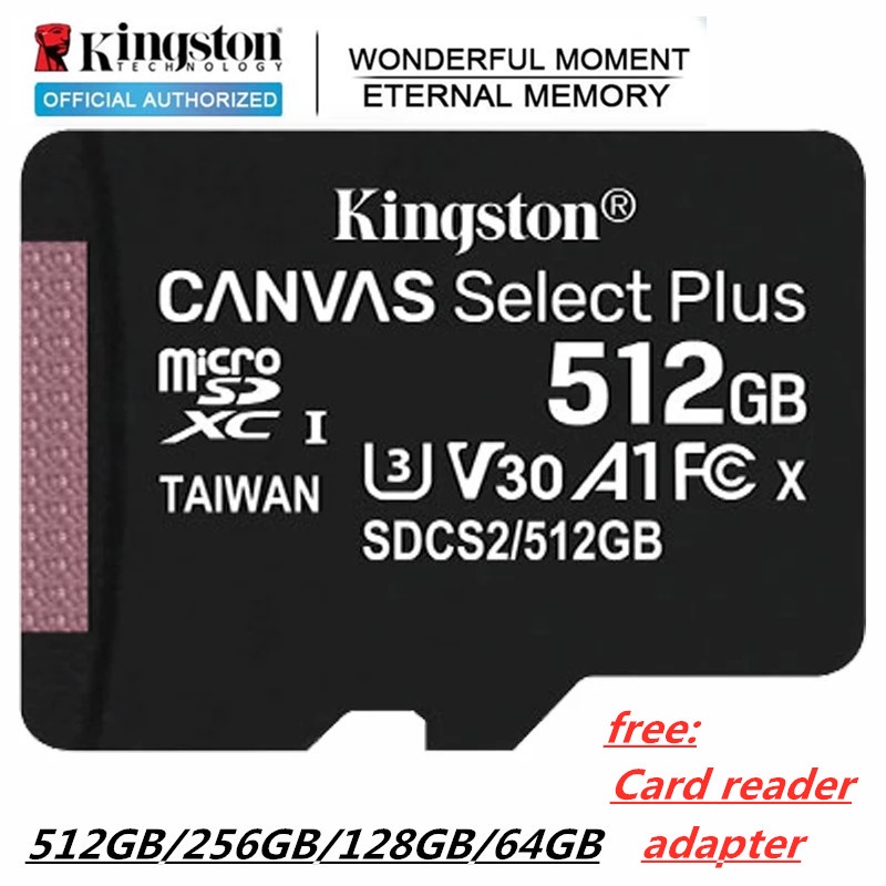 Jual Kingston 128GB Micro Sd Memory Card 64G Class10 TF Card 256GB ...