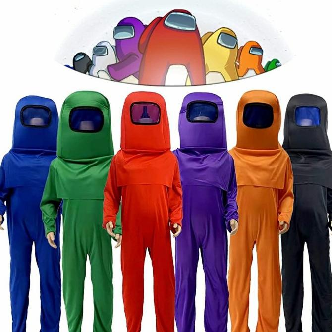 Jual Among us kids costume halloween costume among us | Shopee Indonesia