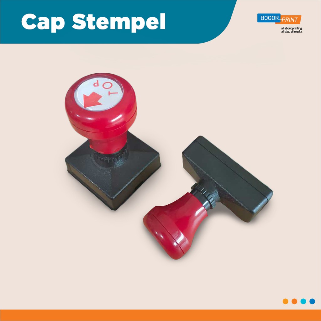 Jual Cetak Stempel Cap Stempel / Ukuran 5cm / 1 Warna / Custom | Shopee ...