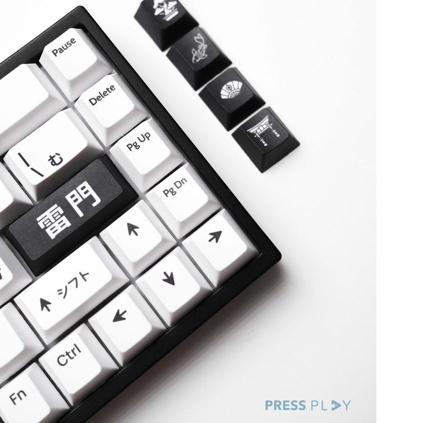 Jual Grand Seller|LR26|SHIRAKAWA PBT Dye Sub Keycap Set 118 Keys ...