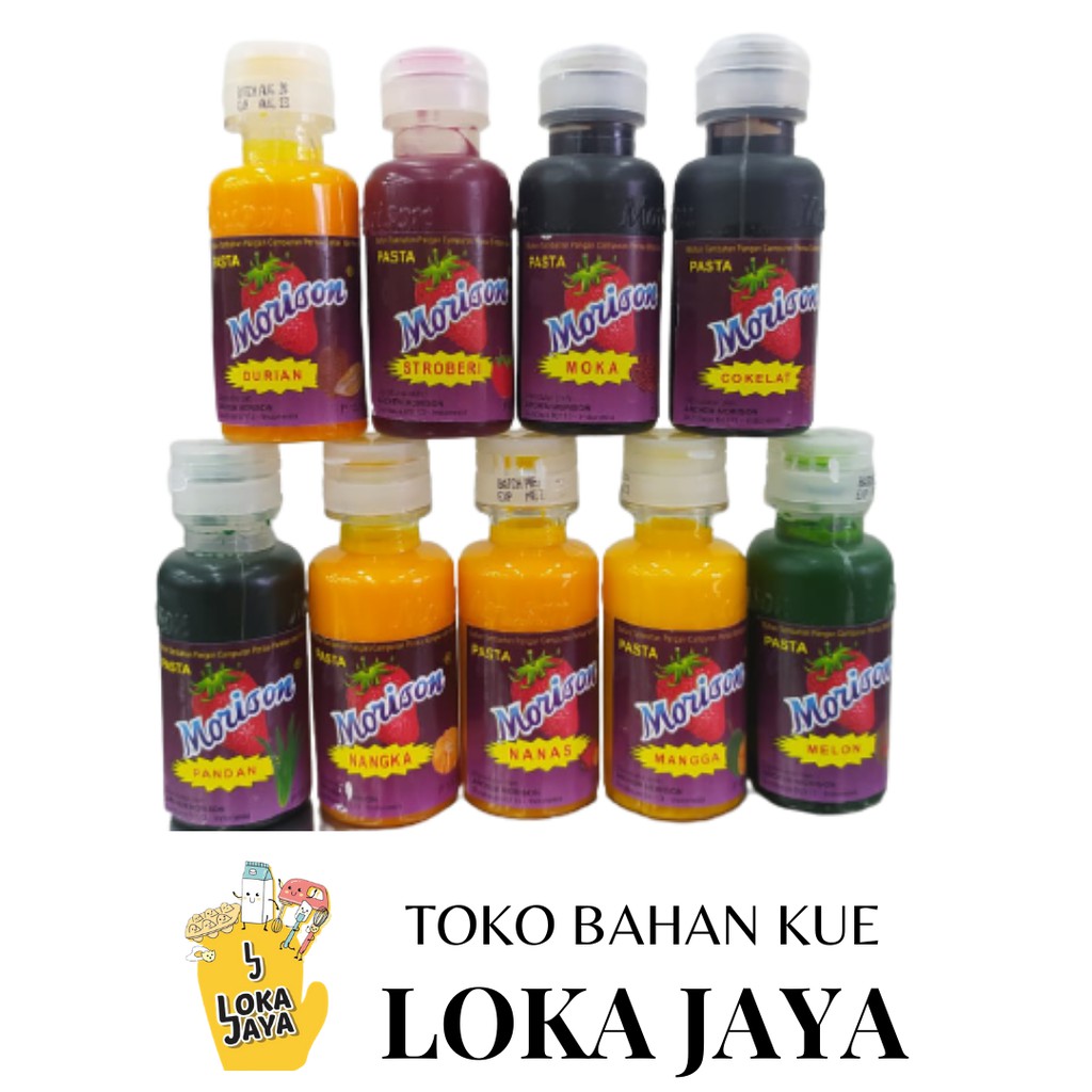 Jual MORISON PERISA & PEWARNA PASTA MAKANAN 50 ML ALL VARIAN | Shopee ...
