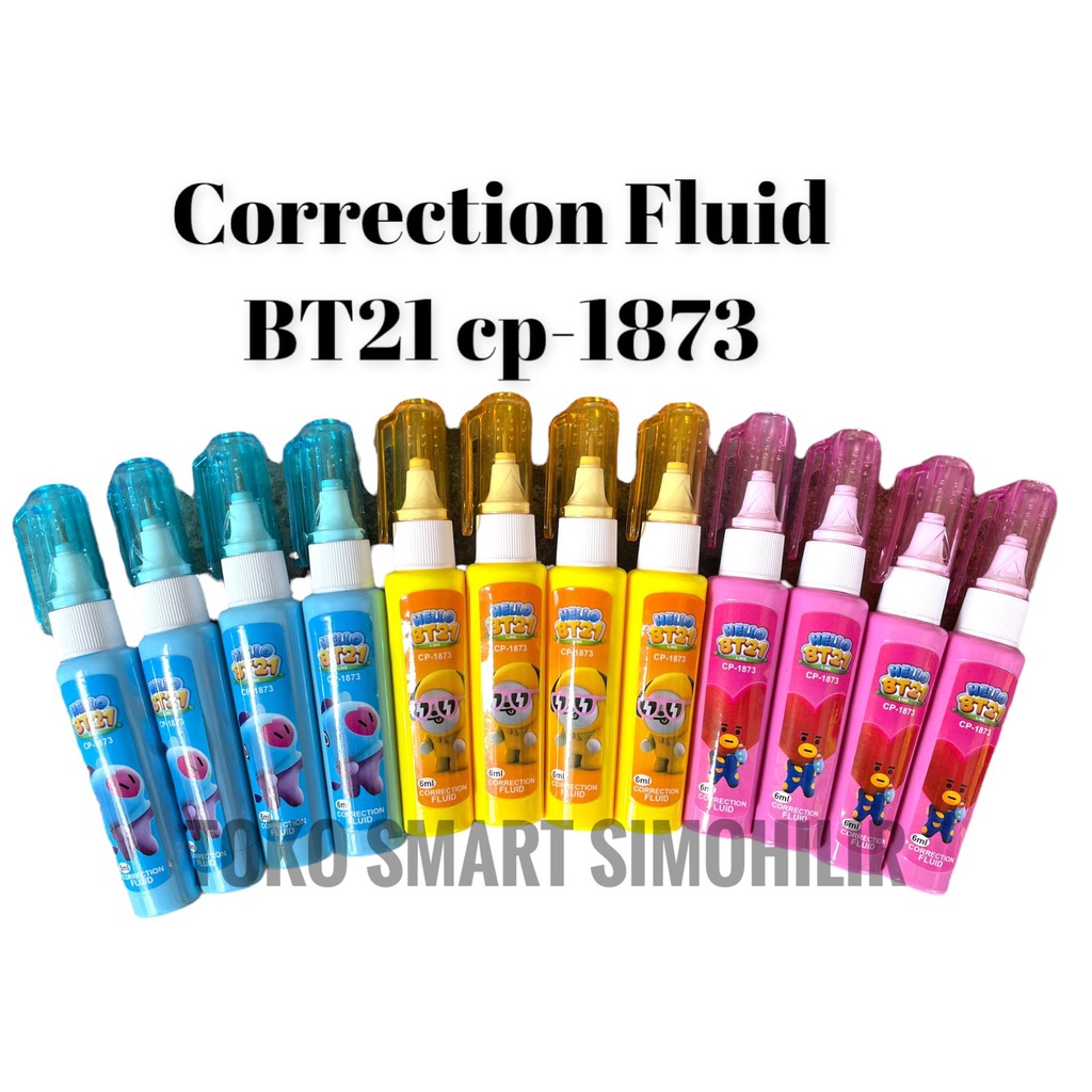 Jual CORRECTION FLUID BT21 / STIPO CAIR BT21 | Shopee Indonesia