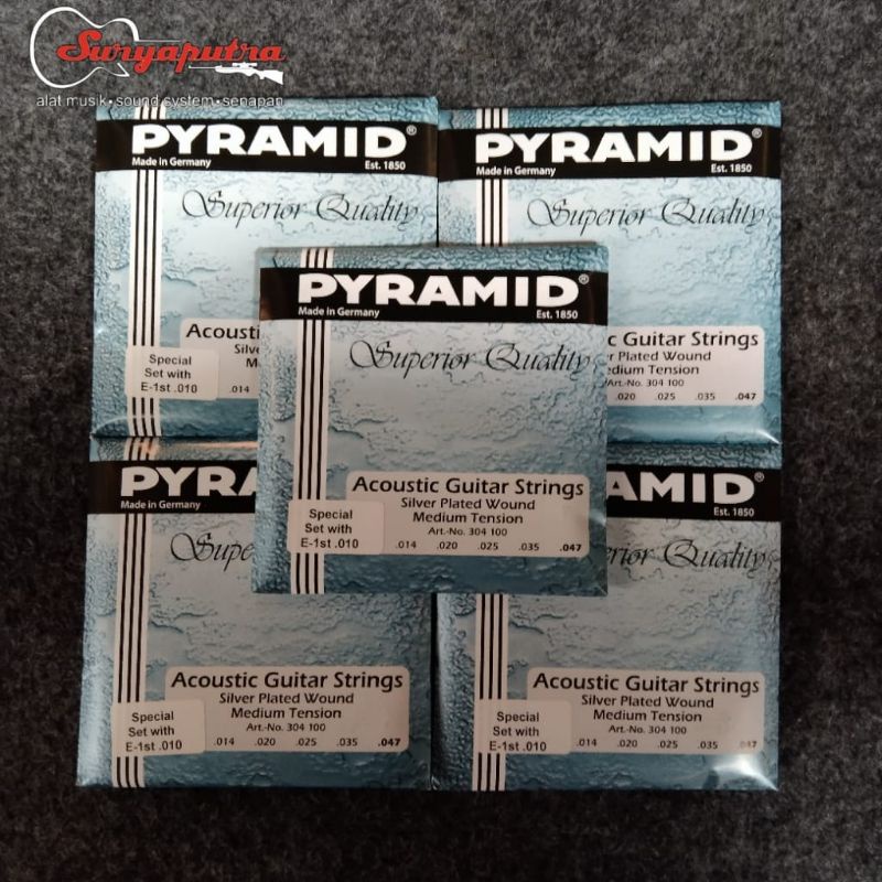 Jual Pyramid Akustik Set Senar Gitar | Shopee Indonesia