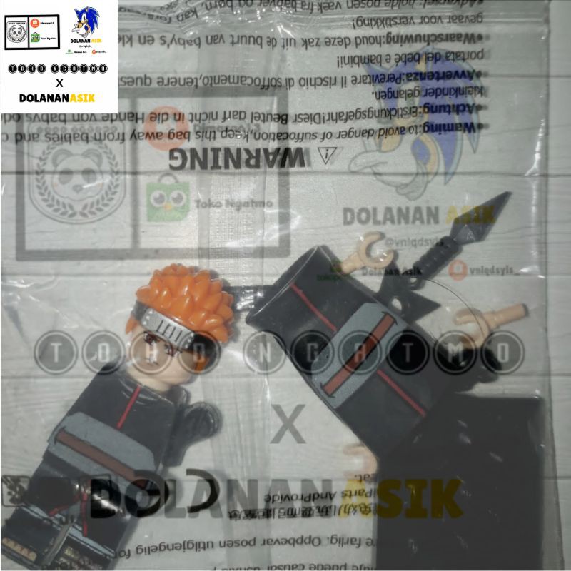 Jual Mainan Lego Naruto Shippuden Akatsuki (Yahiko) Brick Minifigure ...