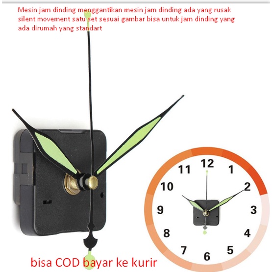 Jual Mesin jam dinding menggantikan mesin jam dinding ada yang rusak ...