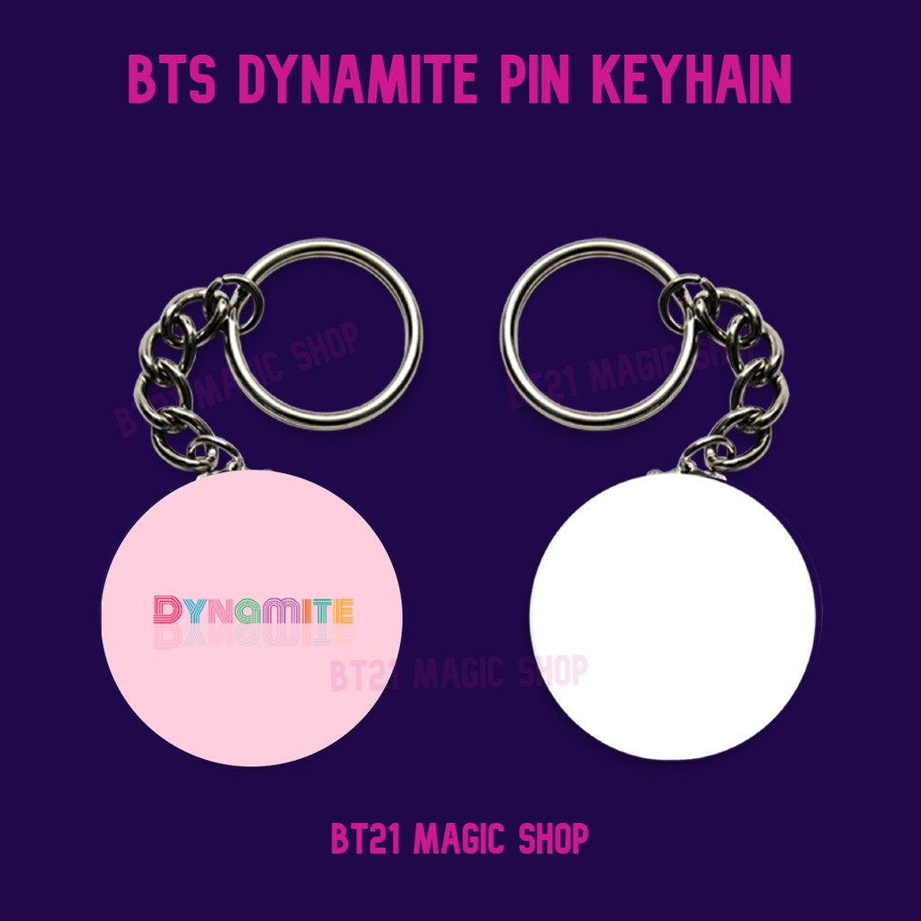 Jual [READY STOCK] BTS Dynamite Pin Keychain (Gantungan Kunci Dynamite ...