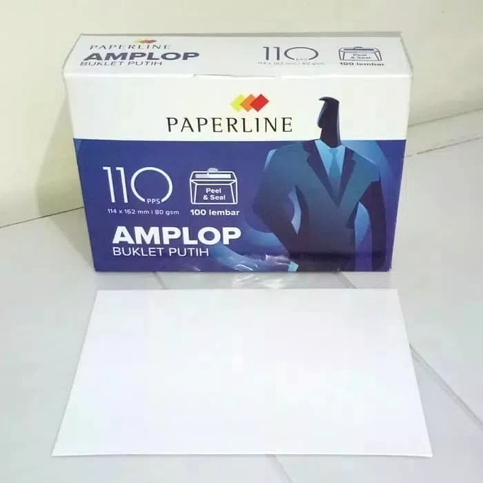 Jual Amplop Paperline 110 (1 pak isi 100 pcs) | Shopee Indonesia