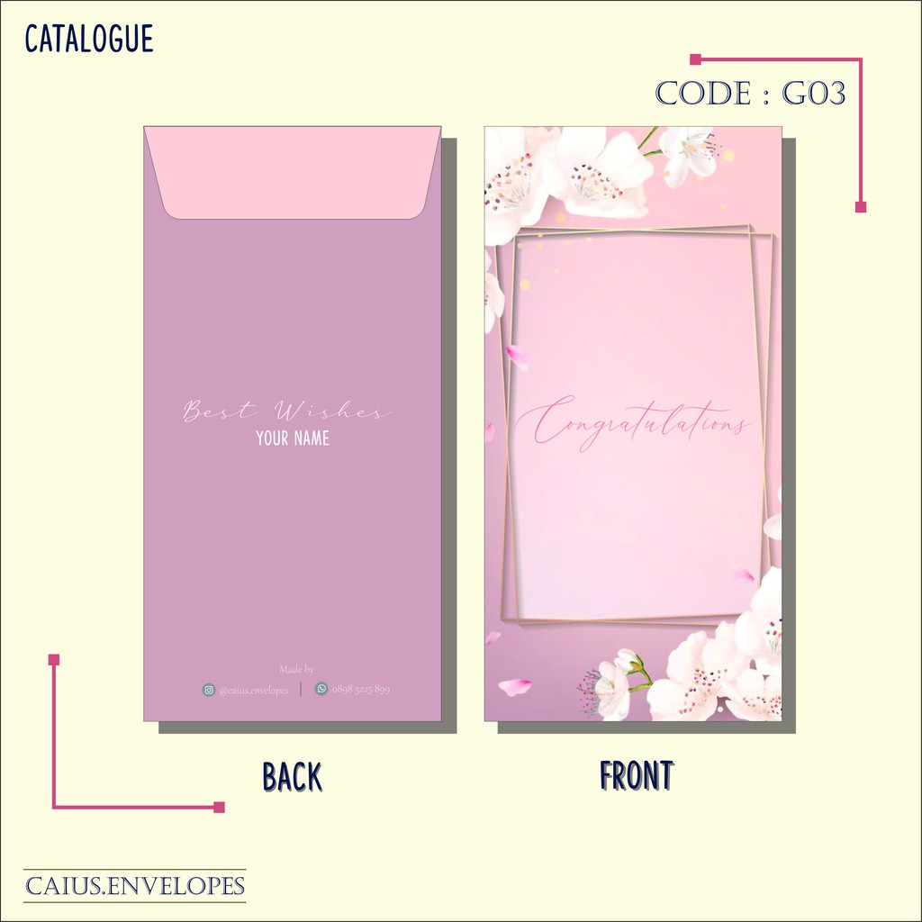 Jual Amplop Sumbangan / Amplop motif bunga warna pink | Shopee Indonesia
