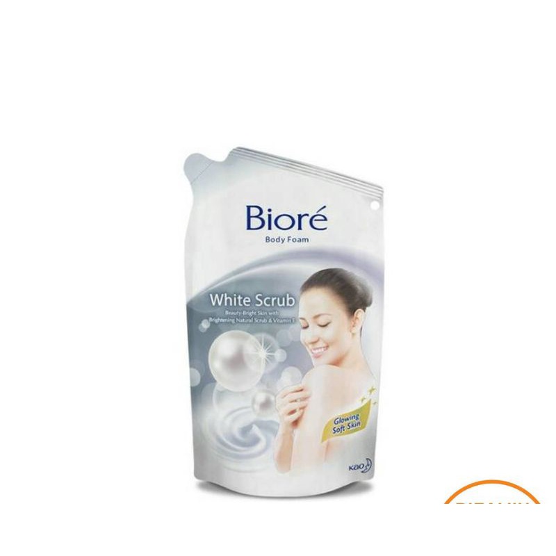 Jual Biore Body Foam Bright White Scrub 450ml | Shopee Indonesia