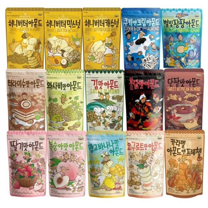 Jual Tom's Farm Honey Butter Almond 210g | Korean Almond Snack | Shopee Indonesia