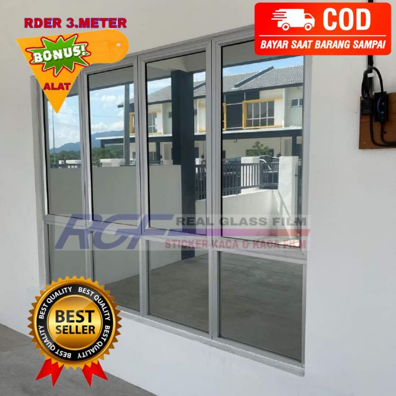 Jual KACA FILM ONE WAY MIRROR BLACK SILVER PENOLAK PANAS PENAHAN PANAS ...
