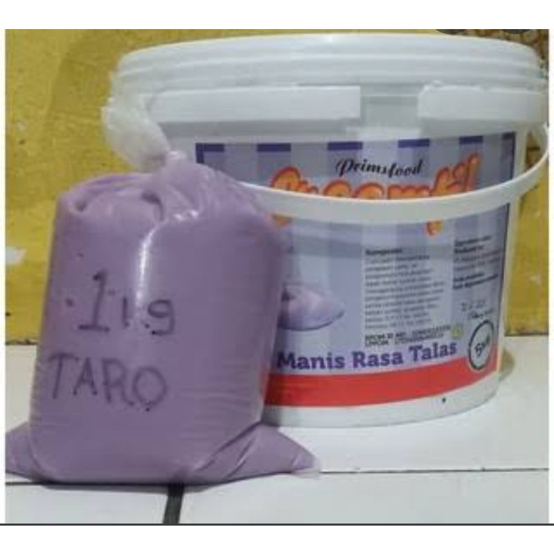 Jual selai taro / talas ungu creamfil repack 1kg (kemasan refil ...