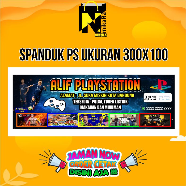 Jual Spanduk Banner Backdrop Rental Ps terbaru bisa custom ukuran ...