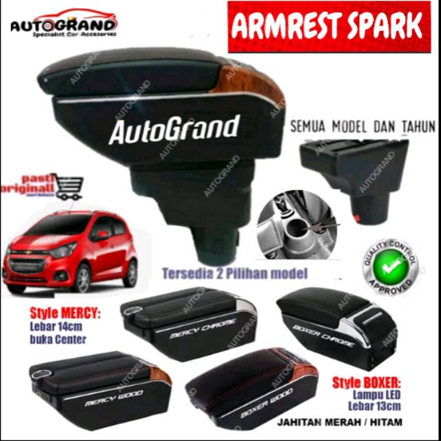 Jual Armrest Spark -Lova- Console box Chevrolet spark - AutoGrand ...