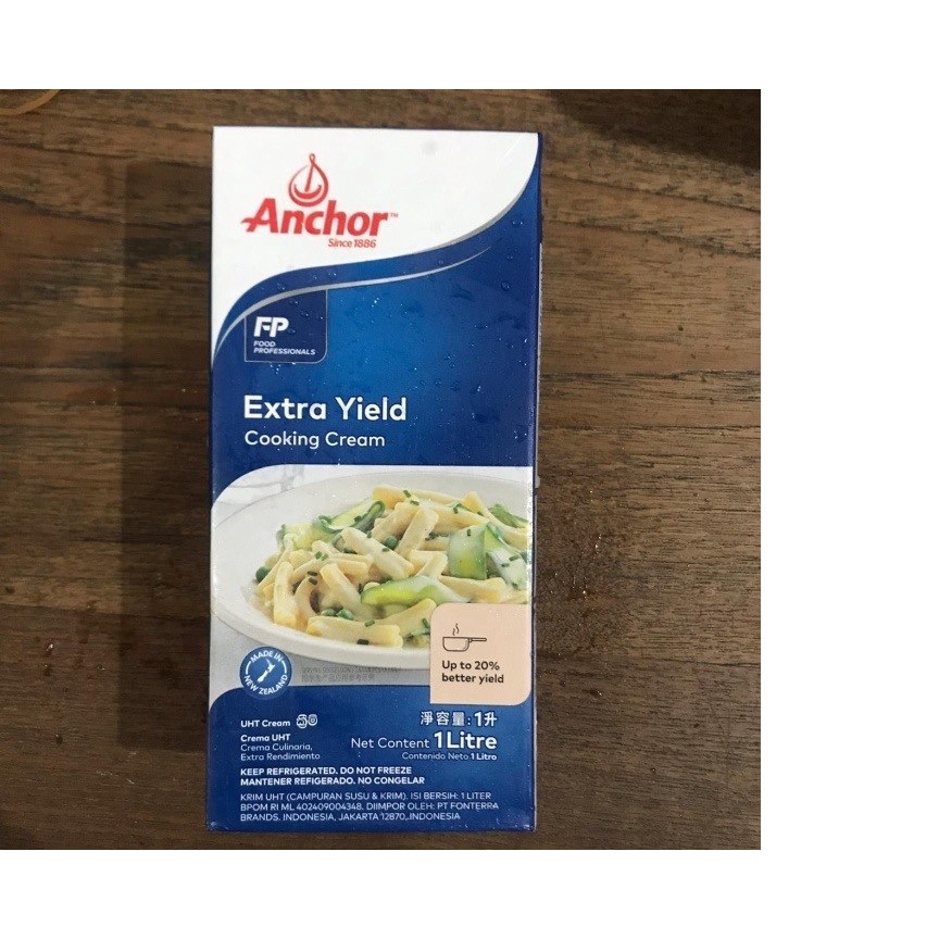 Jual Anchor Extra Yield Cooking Cream 1liter - Cooking Anchor Gosend ...