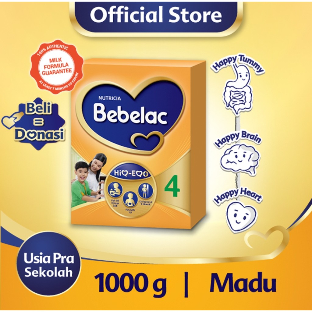 Jual Bebelac 4 Madu - Susu Pertumbuhan Bubuk (ori-exp okt.2022 ...