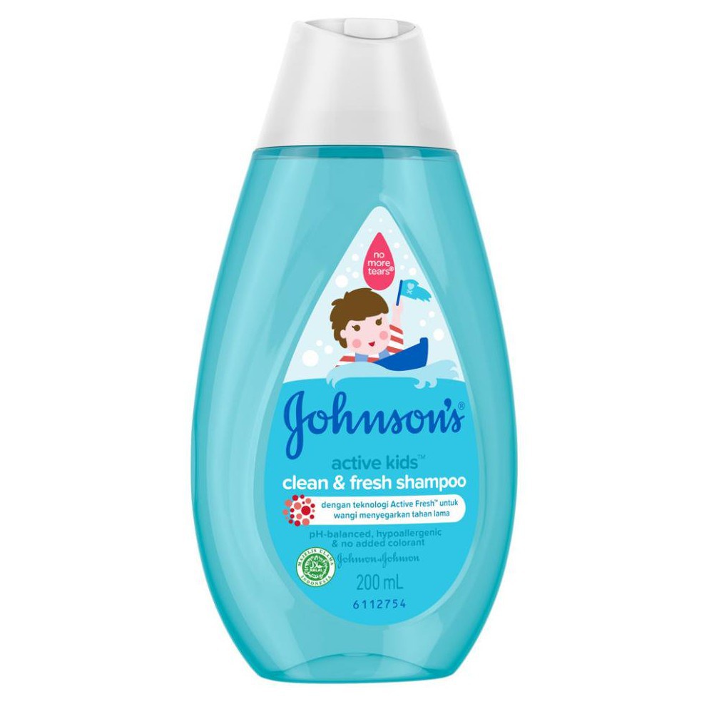 Jual johnson's active kids clean & fresh shampoo 100 ml | Shopee Indonesia