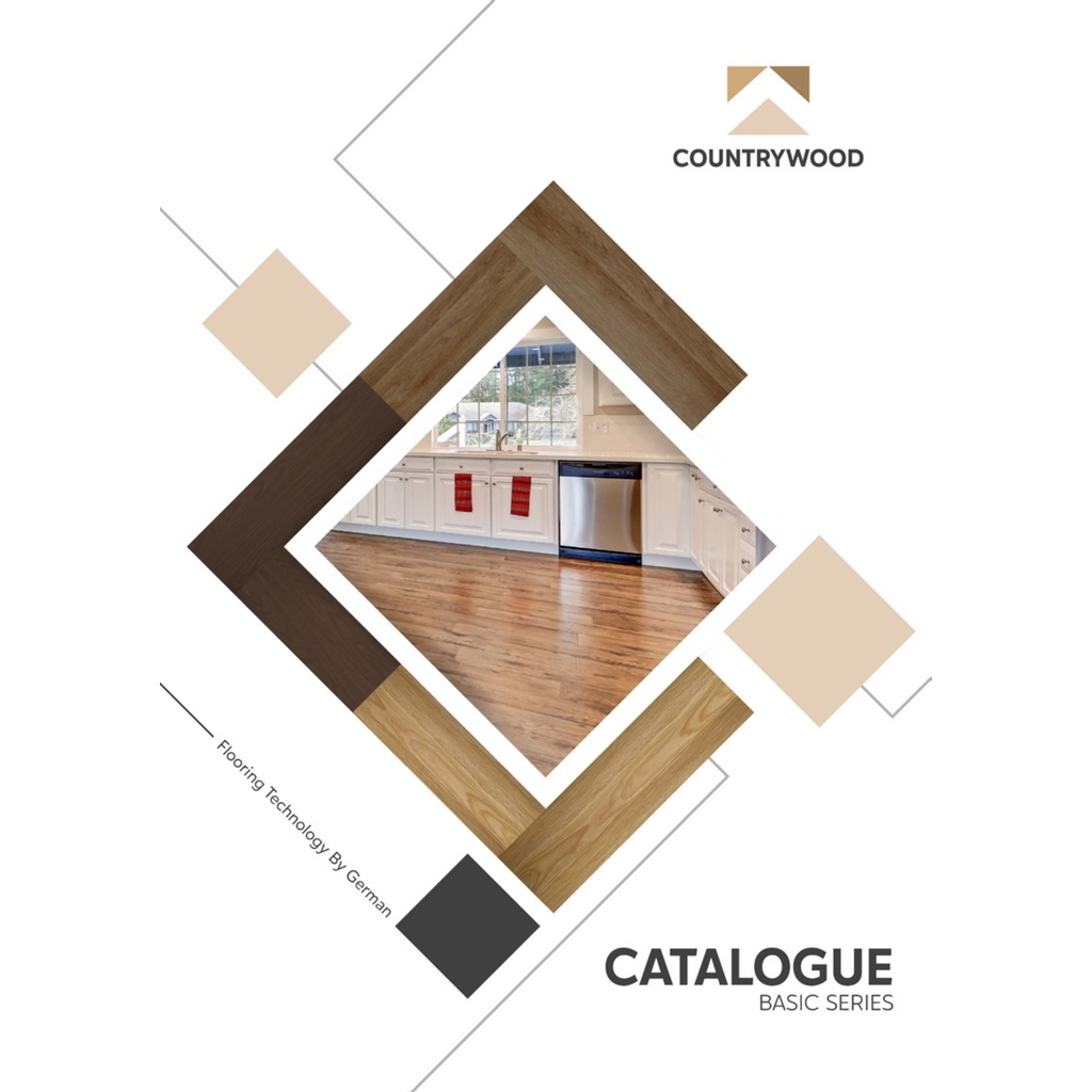 Jual Lantai Kayu Parket Countrywood Tebal 8,3mm | Shopee Indonesia