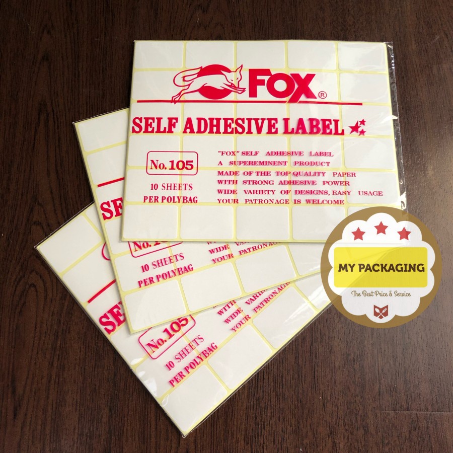 Jual Label Nama PUTIH 105 ( 25 X 38 mm ) | Shopee Indonesia