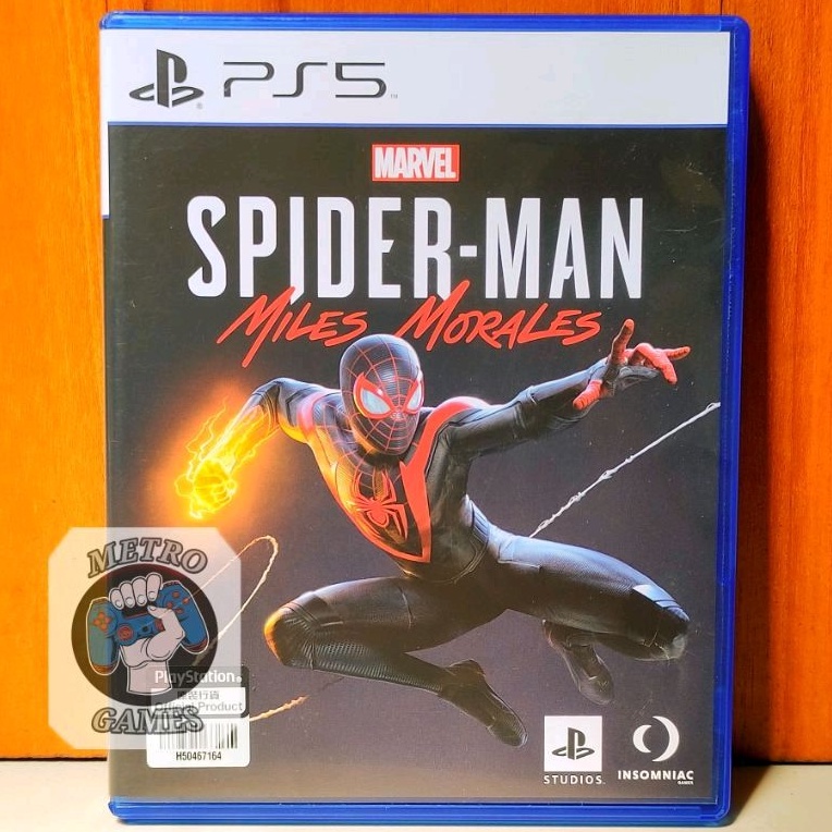 Jual PS5 Spiderman Miles Morales Kaset Spider-Man Milesmorales Playstation PS 4 5 Marvel CD BD ...