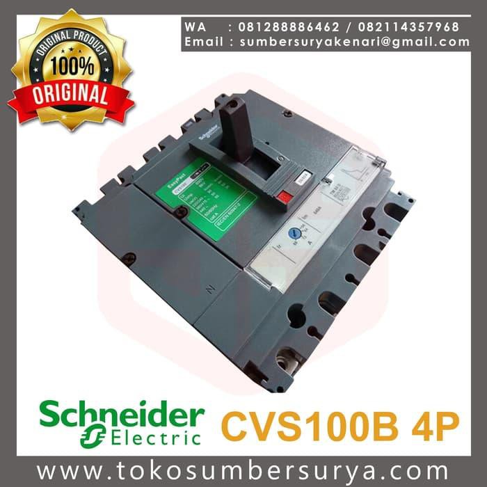 Jual MCCB CVS100B 4P 63A 25kA EasyPact Schneider limited stock | Shopee Indonesia