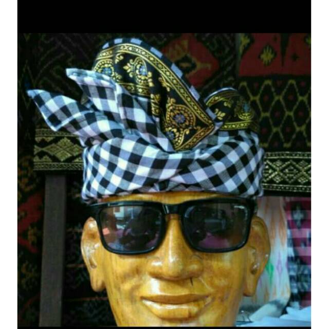 Jual Udeng khas bali poleng katun premium | Shopee Indonesia