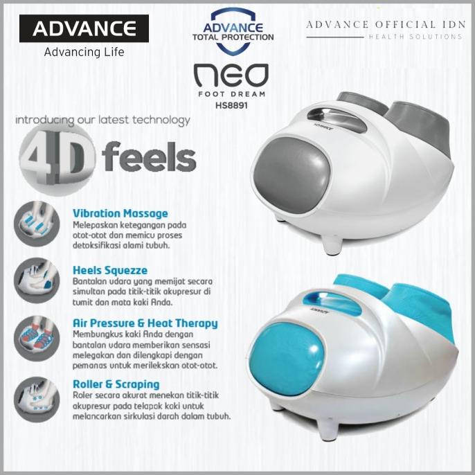 Jual Alat Pijat Refleksi Kaki ADVANCE Neo Foot Dream - Biru Muda ...