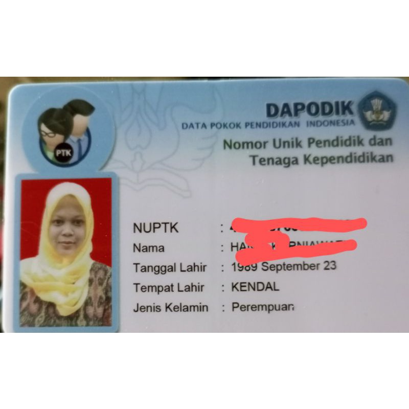Jual JASA CETAK KARTU NUPTK | Shopee Indonesia
