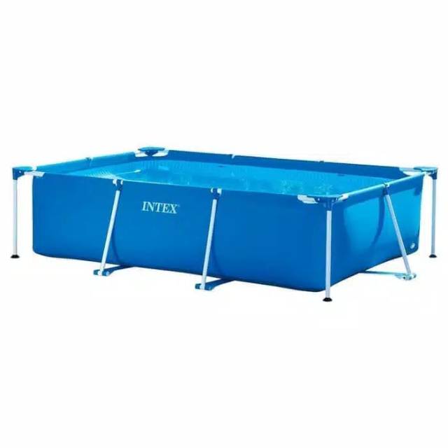 Jual INTEX 28270 KOLAM INTEX RECTANGULAR FRAME POOL SMALL 220x150x60cm ...