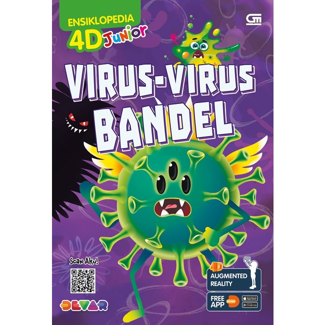 Jual BUKU ANAK | ENSIKLOPEDIA 4D JUNIOR: VIRUS-VIRUS BANDEL (VIRUS HUNT ...