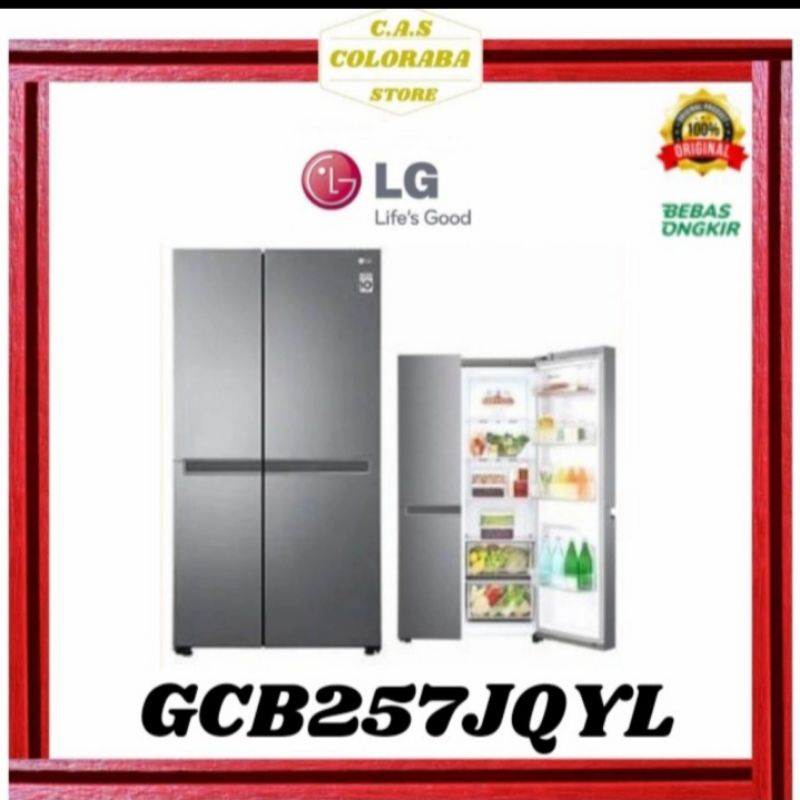 Jual KULKAS LG GCB257JQYL KULKAS SIDE BY SIDE INVERTER GC-B257JQYL GCB257 GC-B257 257JQYL ...