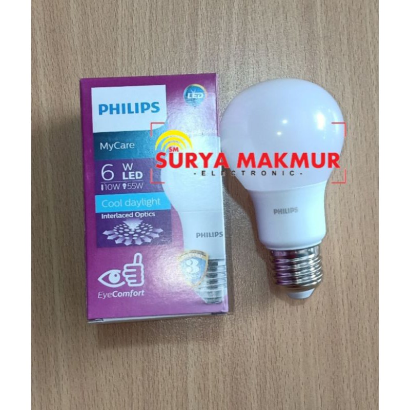 Jual PHILIPS LED 6 Watt | Shopee Indonesia