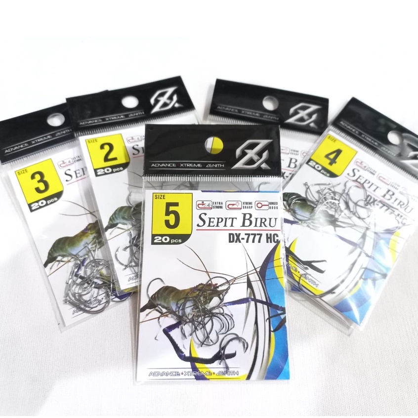 Jual Kail Pancing Udang AXZ Sepit Biru type DX-777 HC | Shopee Indonesia