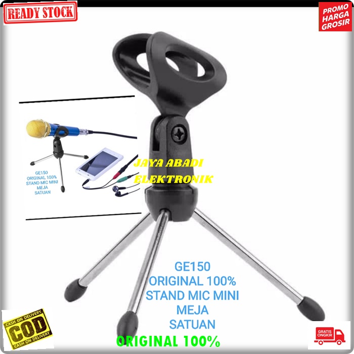 Jual G150 ORI STAND MIC BESI KAKI TIGA MINI PENDEK HOLDER STANDING ...
