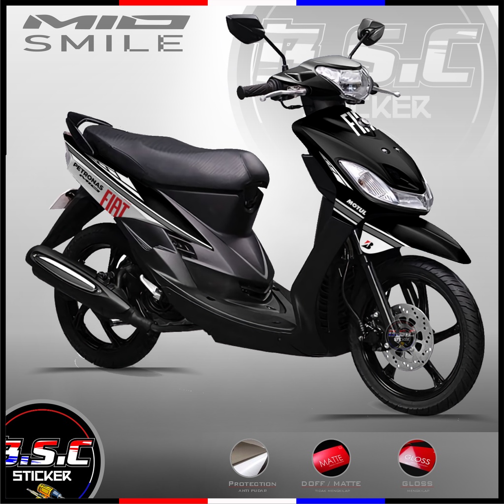 Jual Sticker Decal Full Body Mio Smile Mio Generasi 2 Motif Fiat Retro ...