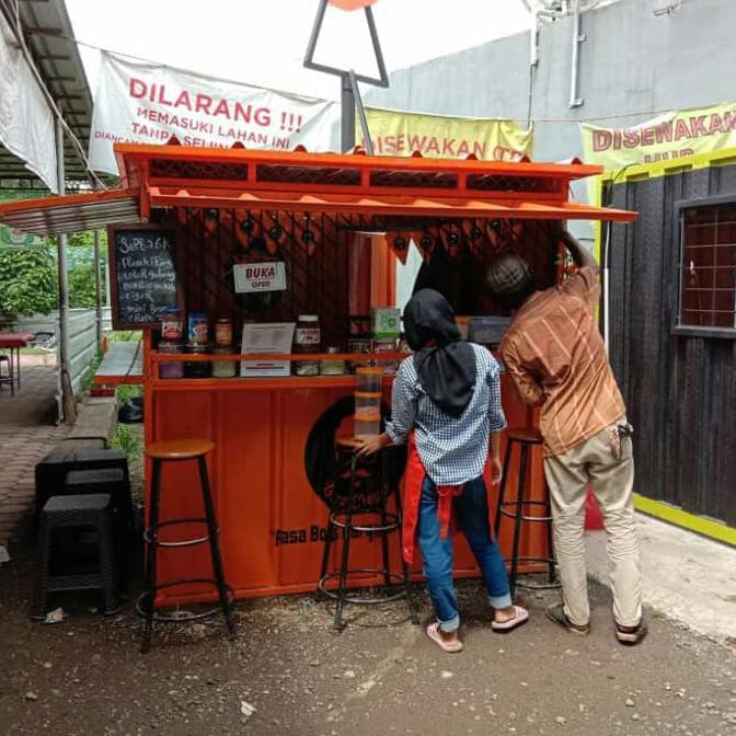 Jual booth container 2x2x2 pakai kaca | Shopee Indonesia