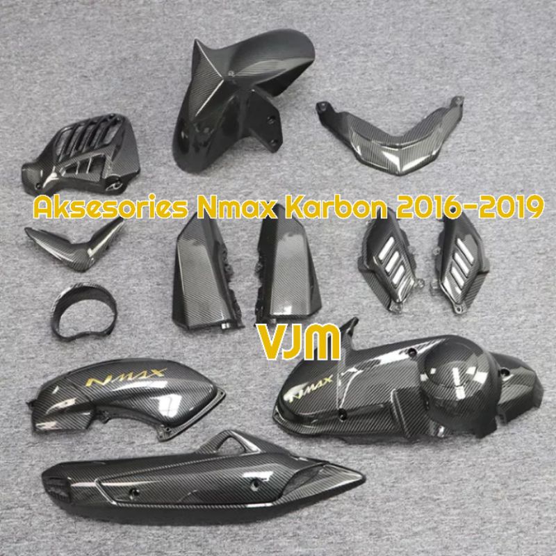 Jual Nmax body carbon Full set Tahun 2016-2019 Body parts Nmax Karbon ...