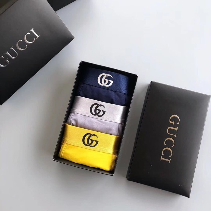 Jual BOXER YELLOW GUCCI BEST QUALITY | Shopee Indonesia