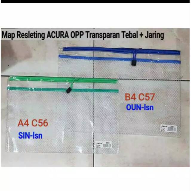 Jual Map Buku Map Sekolah Resleting Plastik Tebal | Shopee Indonesia